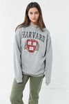 Harvard Mock Neck Pullover Sweatshirt | Urban Outfitters