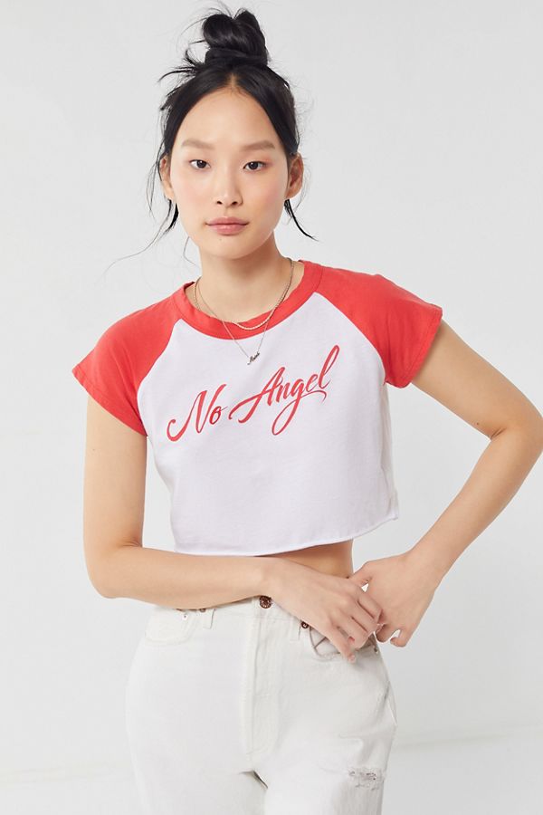Project Social T No Angel Cropped Baseball Tee | Urban Outfitters