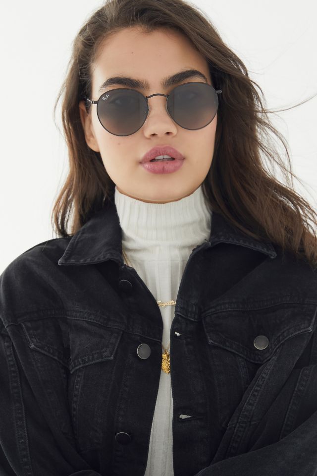 Ray Ban Classic Round Metal Sunglasses Urban Outfitters