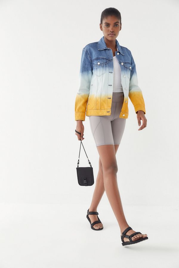Bagatelle Dip-Dyed Denim Trucker Jacket | Urban Outfitters