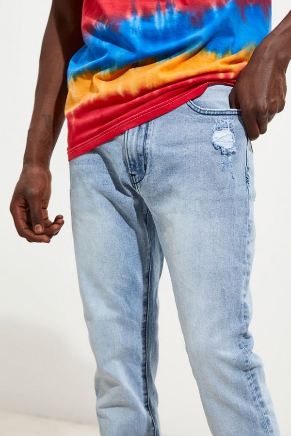 ZGY DENIM Pipes Light Blue Skinny Jean | Urban Outfitters Canada