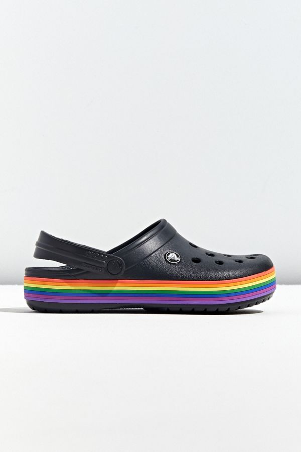 Crocs Crocband™ Rainbow Band Clog | Urban Outfitters