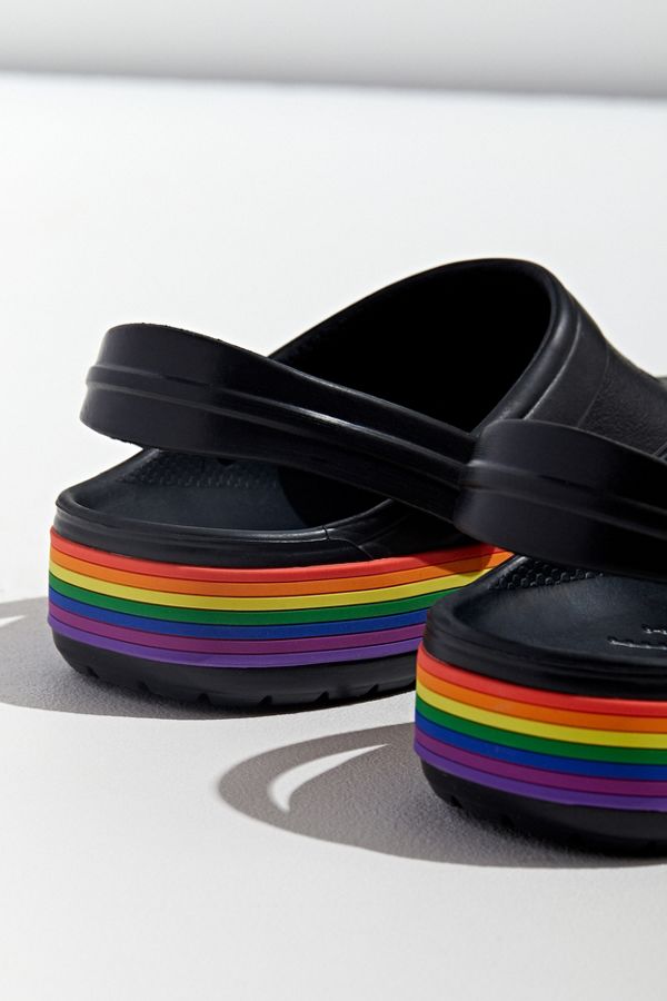 Crocs Crocband™ Rainbow Band Clog | Urban Outfitters