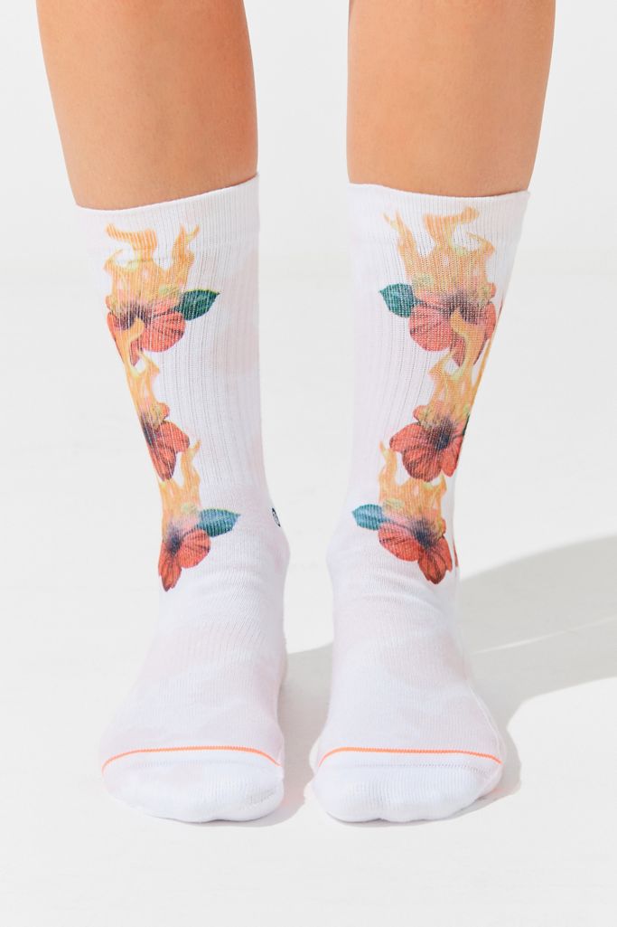 Stance Let It Burn Crew Sock | Urban Outfitters