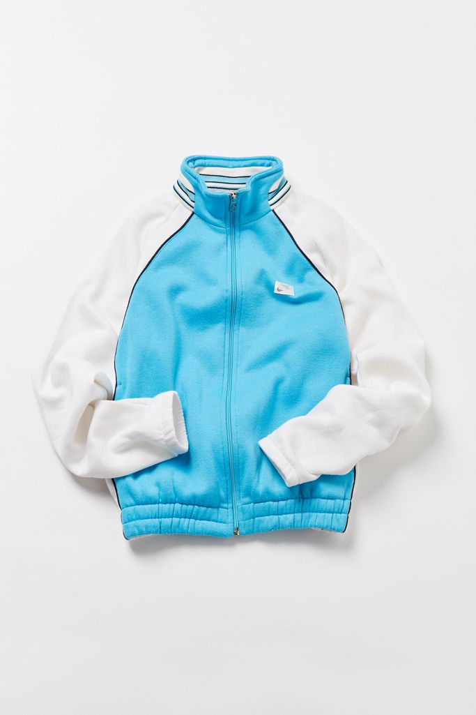 Vintage Nike Blue + White Track Jacket | Urban Outfitters Canada