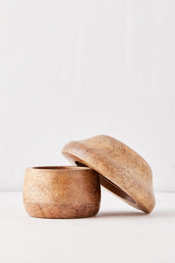 Mushroom Wood Stash Box | Urban Outfitters