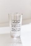 Kick In Pint Glass | Urban Outfitters