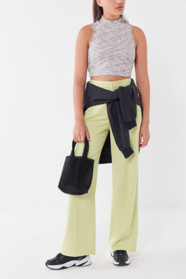 Urban Renewal Remnants Space Dye Mock Neck Cropped Top Urban Outfitters