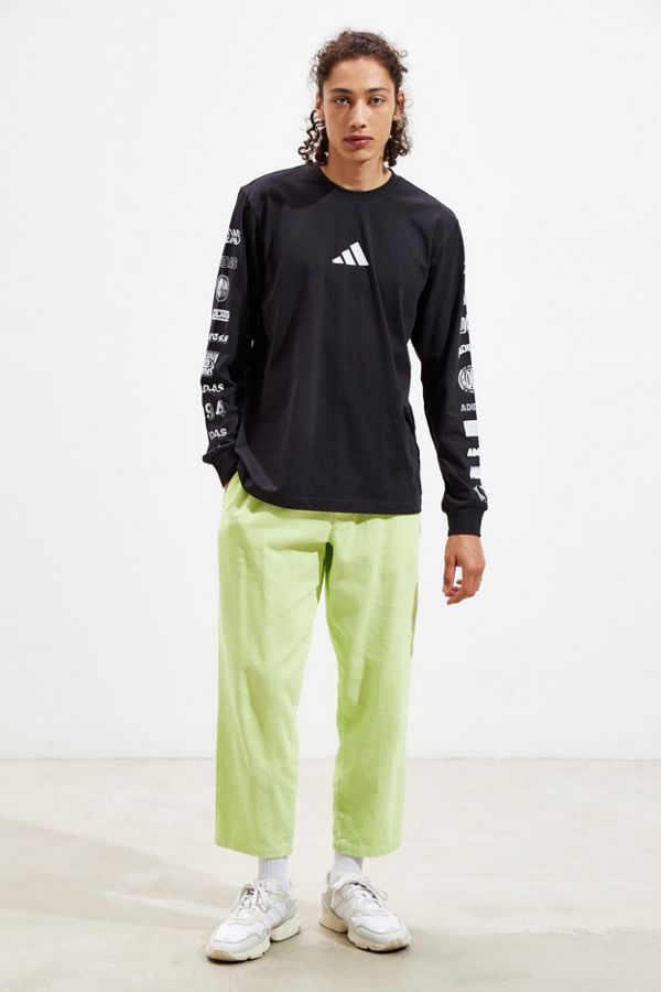 adidas Trefoil Print Long Sleeve Tee | Urban Outfitters