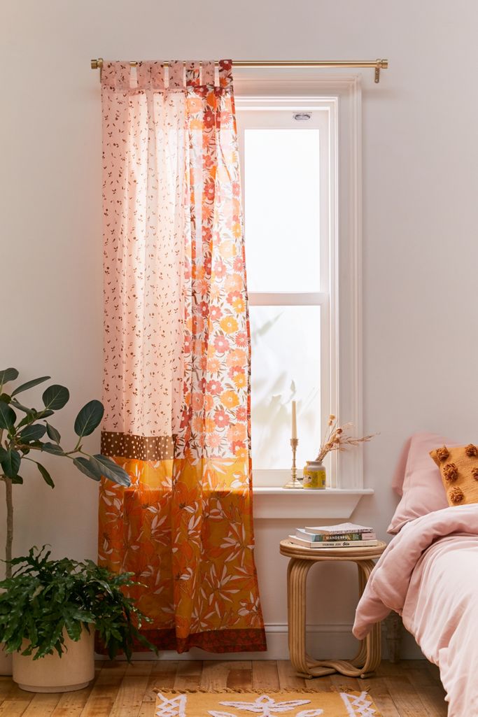 Joni Patchwork Print Window Panel | Urban Outfitters
