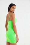 UO Chiara Neon Bustier Bodycon Dress | Urban Outfitters