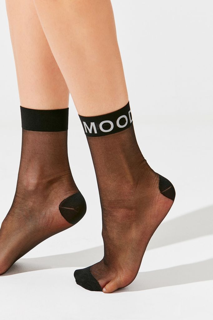 Verbiage Monofilament Crew Sock | Urban Outfitters
