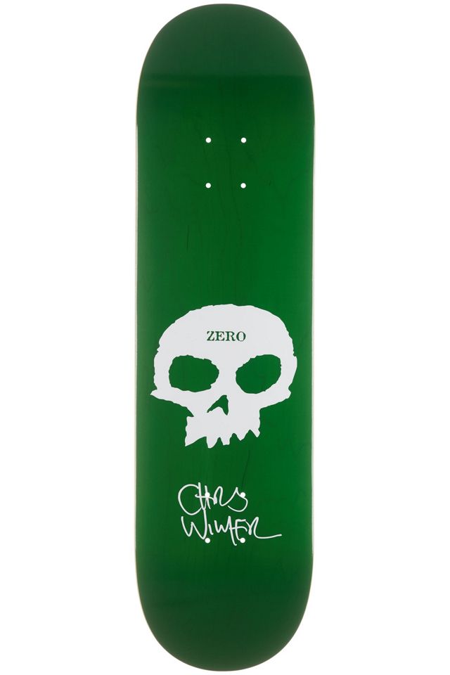 Zero Wimer Signature Skull Skateboard Deck 8.375 x 31.9 | Urban Outfitters