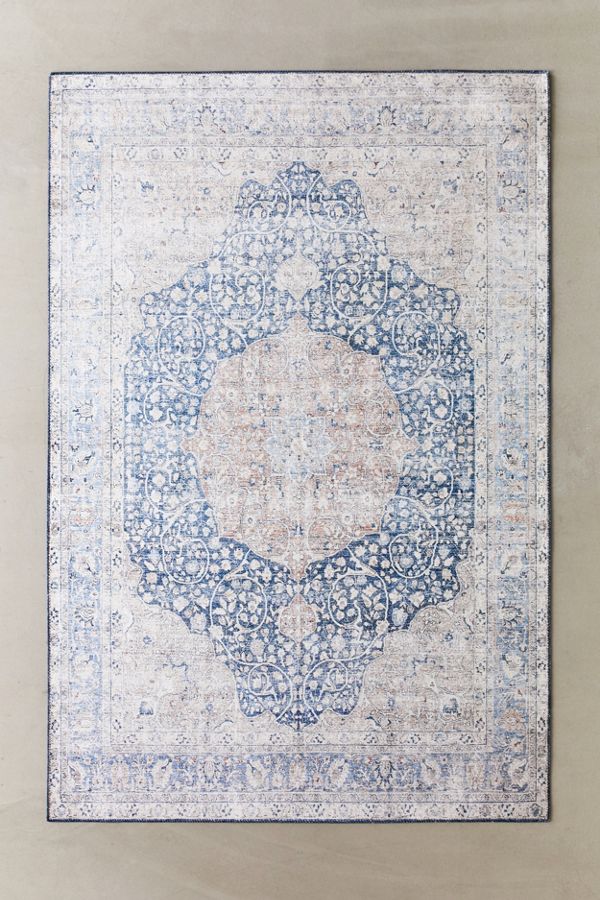 Page Printed Rug | Urban Outfitters
