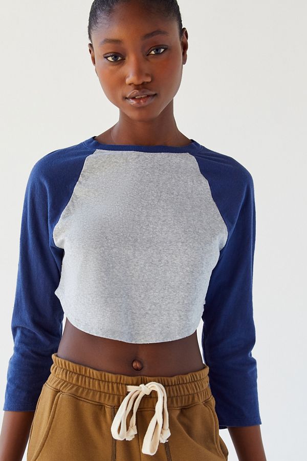 Out From Under Kevin Cropped Baseball Tee | Urban Outfitters