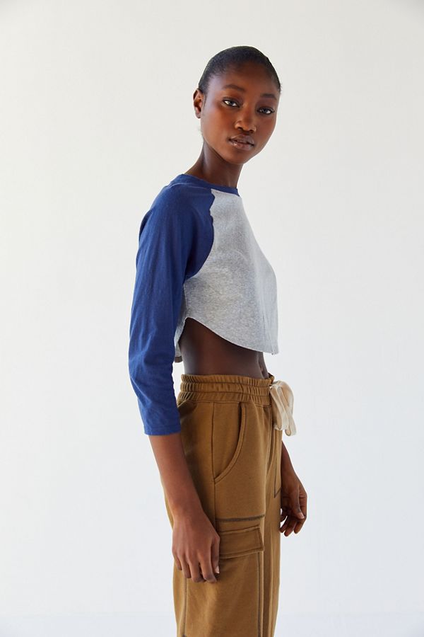 Out From Under Kevin Cropped Baseball Tee | Urban Outfitters