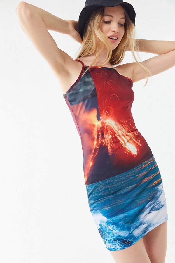 Hot Lava Volcano Bodycon Mini Dress | Urban Outfitters