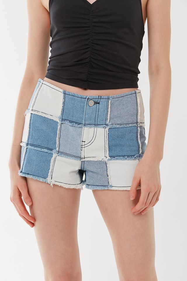 BDG Justine Patchwork Denim Short | Urban Outfitters