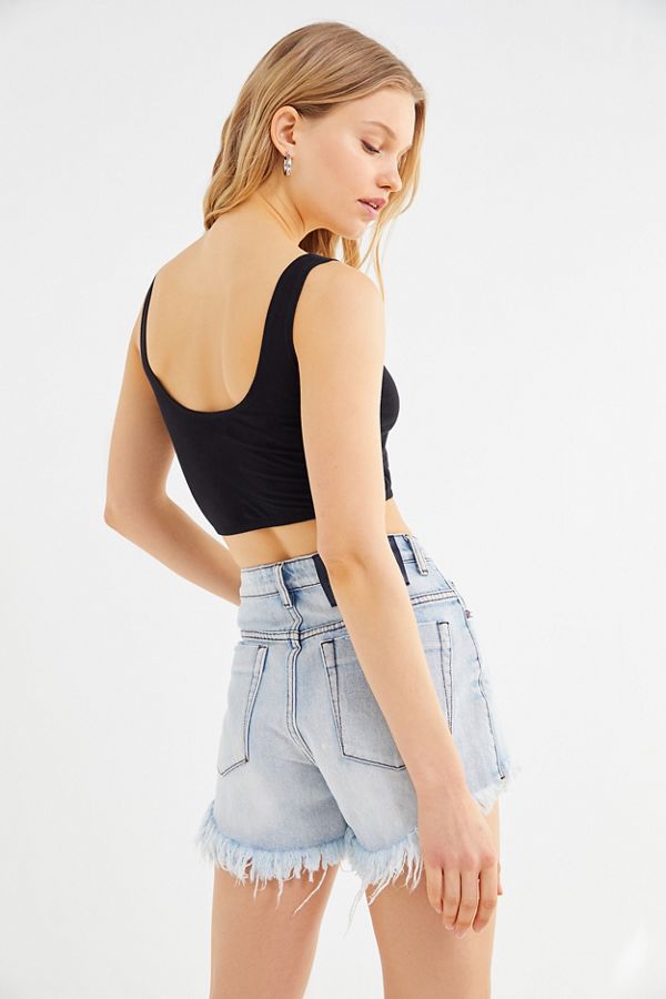 Urban Renewal Remade Cropped Fitted Tank Top | Urban Outfitters