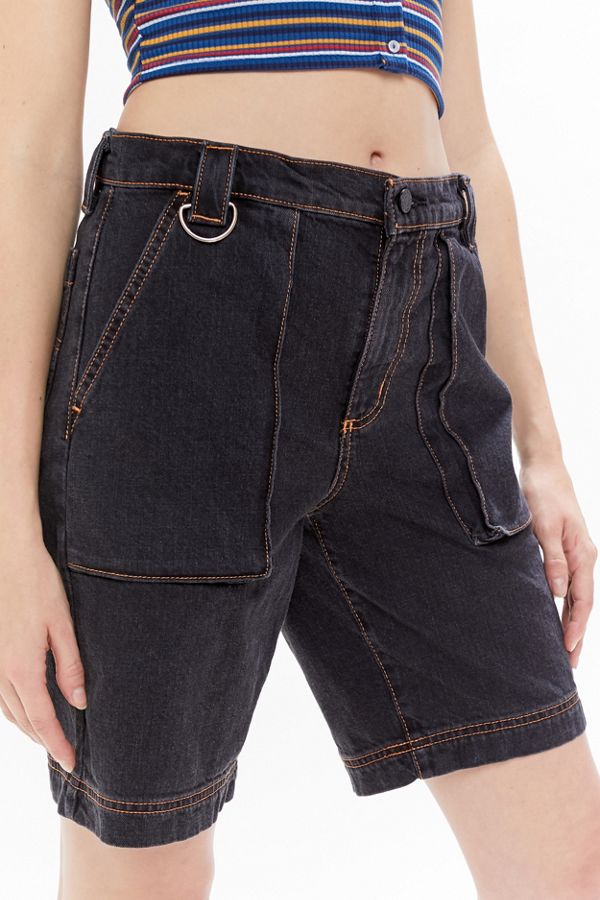 BDG Shauna Denim Low-Rise Utility Short | Urban Outfitters