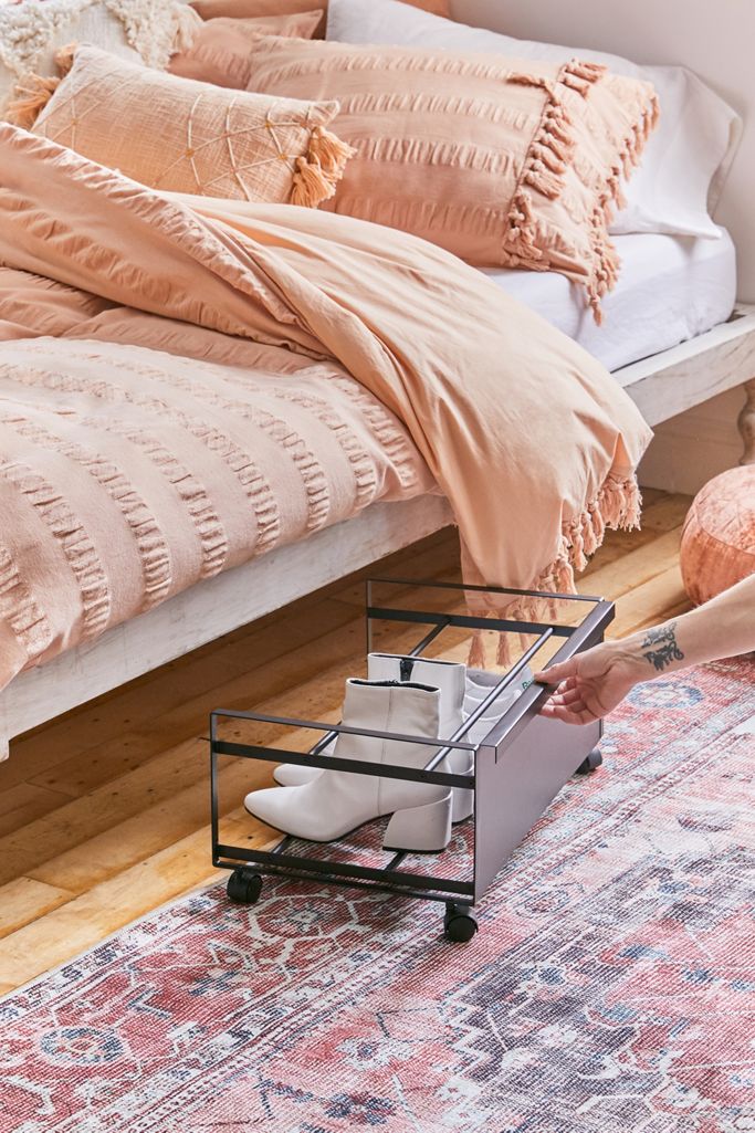 Rolling Shoe Rack | Urban Outfitters