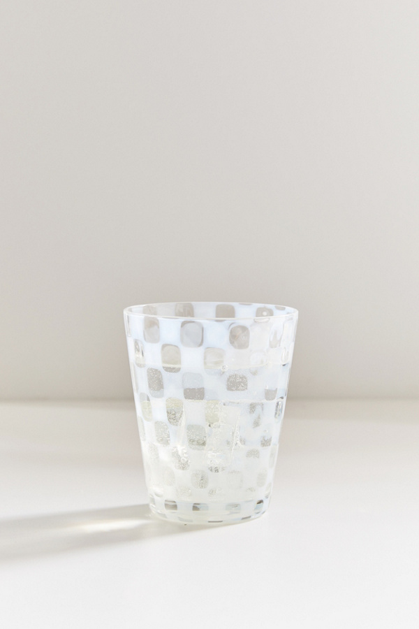White Checker Glass | Urban Outfitters