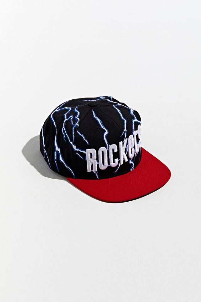 Mitchell & Ness Houston Rockets Lightning Snapback Hat | Urban Outfitters