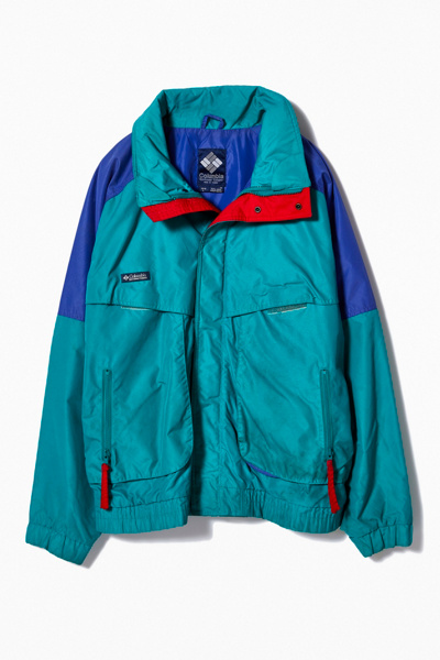 Vintage Columbia ‘80s Turquoise + Purple Ski Jacket | Urban Outfitters