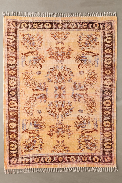 Ziba Peach Chenille Rug | Urban Outfitters