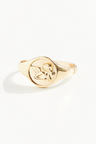 Cherub Signet Ring | Urban Outfitters