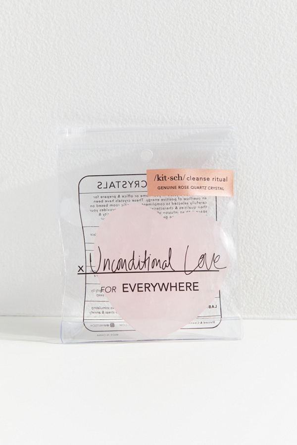 KITSCH Unconditional Love Rose Quartz Crystal | Urban Outfitters