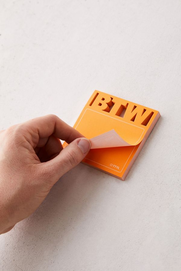 Die-Cut Sticky Notepad | Urban Outfitters