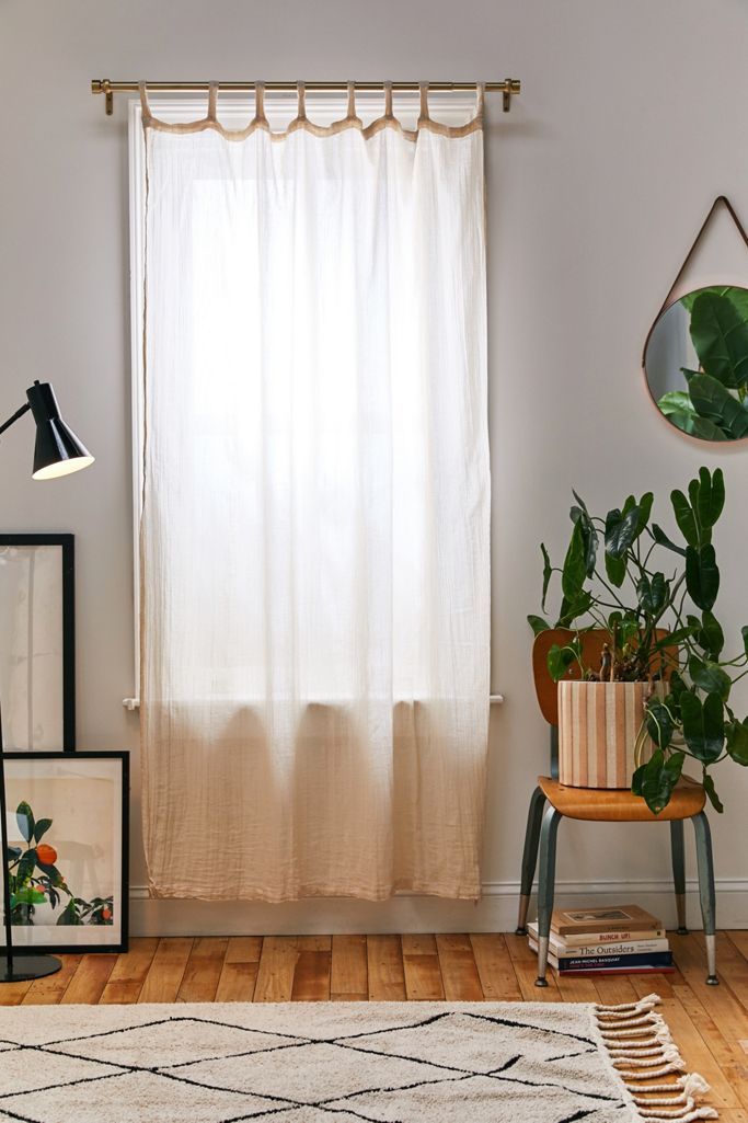 Crinkle Gauze Window Panel | Urban Outfitters