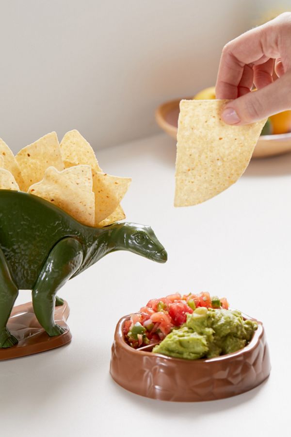 Nachosaurus Chip Holder + Dip Bowl | Urban Outfitters Canada