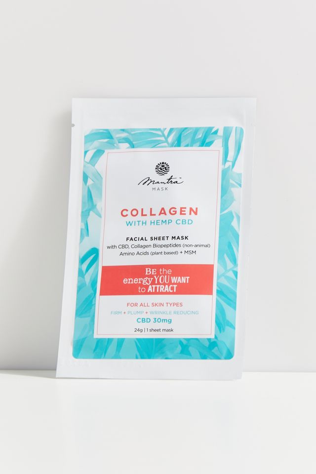 Mantra Mask Hemp CBD Facial Sheet Mask | Urban Outfitters