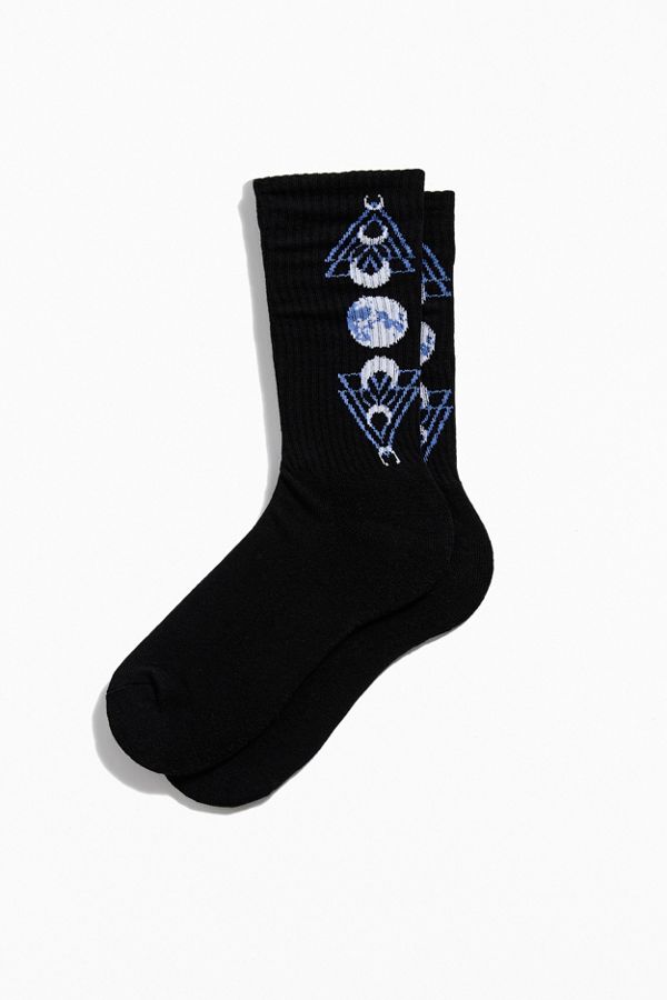 Moon Phase Sport Crew Sock | Urban Outfitters