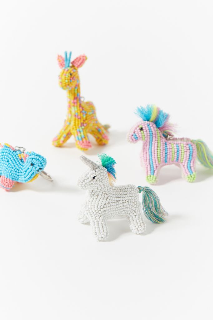 Beaded Animal Keychain | Urban Outfitters