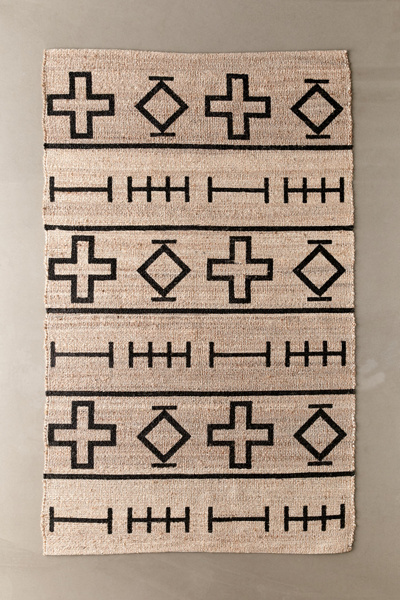 Keegan Printed Jute Rug | Urban Outfitters