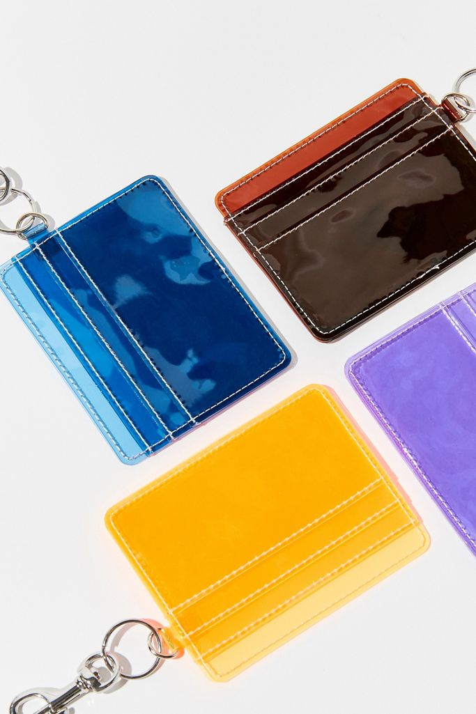 Clear Card Case Keychain | Urban Outfitters Canada