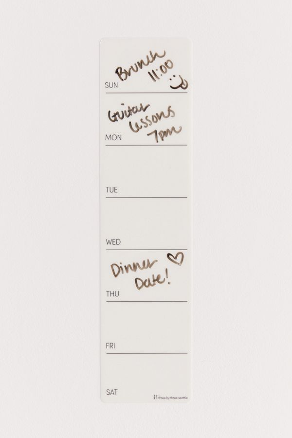 Silicone Dry Erase Weekly Planner Strip | Urban Outfitters