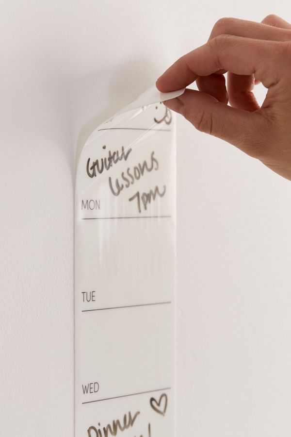 Silicone Dry Erase Weekly Planner Strip | Urban Outfitters