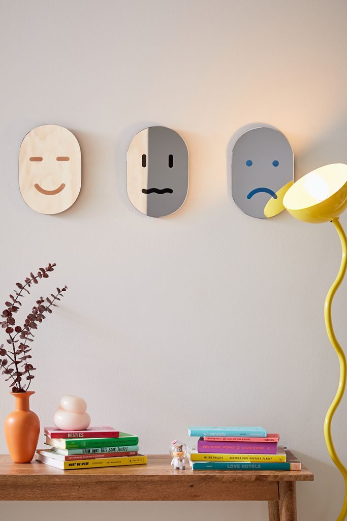 Areaware Yes Mask Mirror | Urban Outfitters