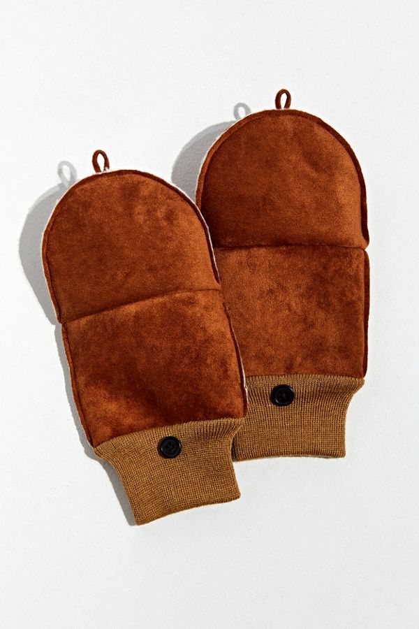 UO Shearling Convertible Glove | Urban Outfitters