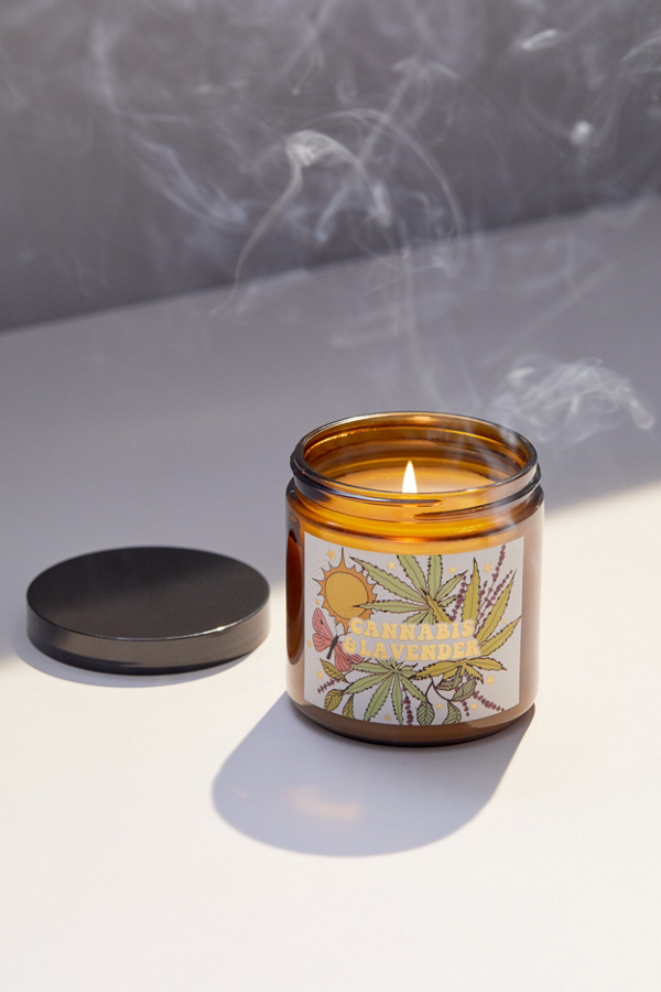 Cannabis Lavender Candle | Urban Outfitters