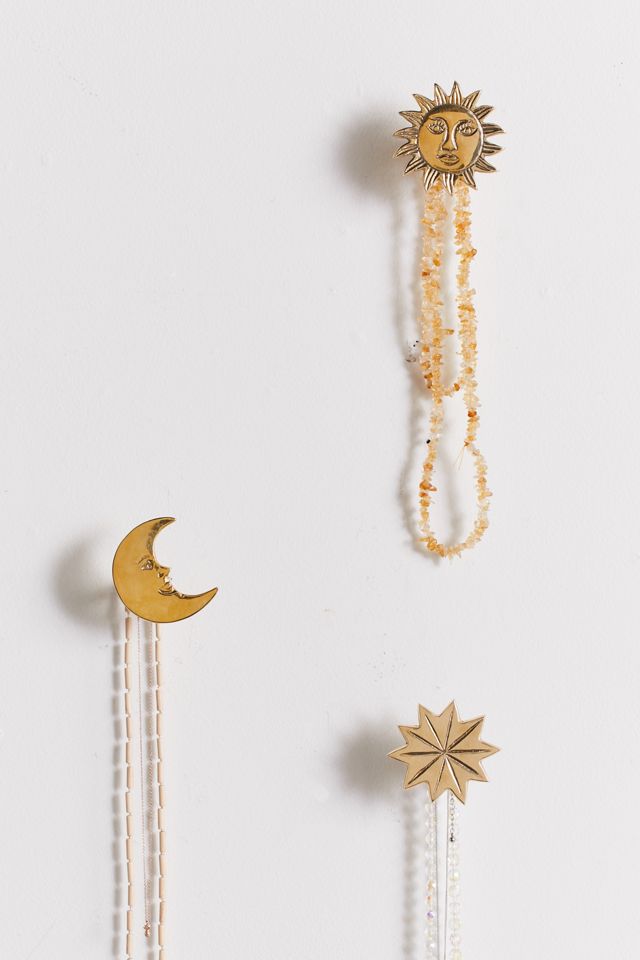 Gilded Sun Wall Hook | Urban Outfitters