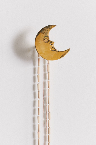 Gilded Moon Wall Hook | Urban Outfitters