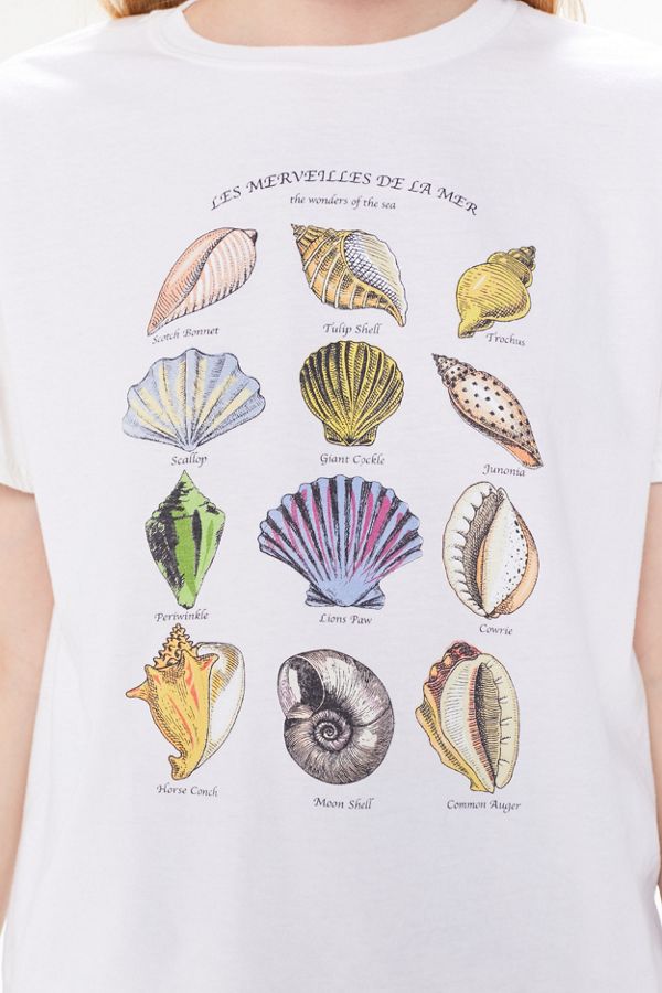 BDG Seashell Chart Tee | Urban Outfitters