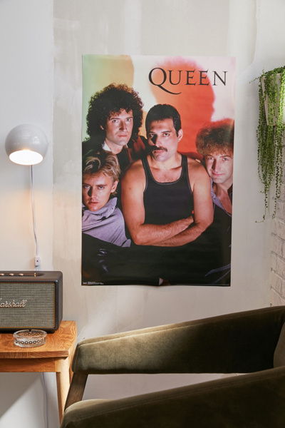 Queen In Concert Poster | Urban Outfitters