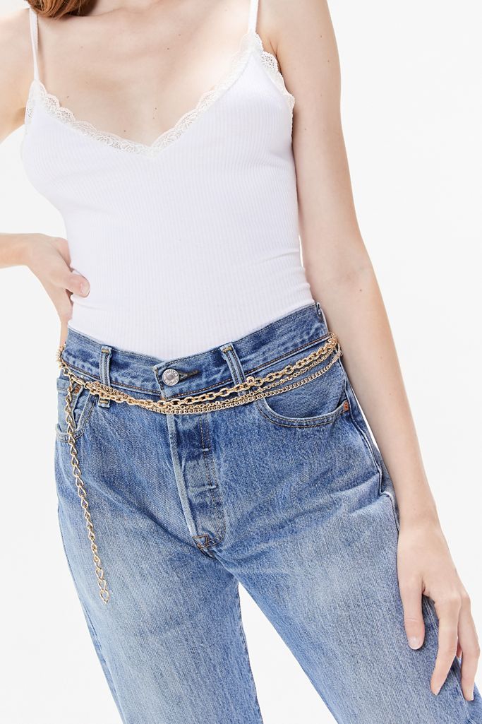 Triple Layered Chain Belt | Urban Outfitters Canada