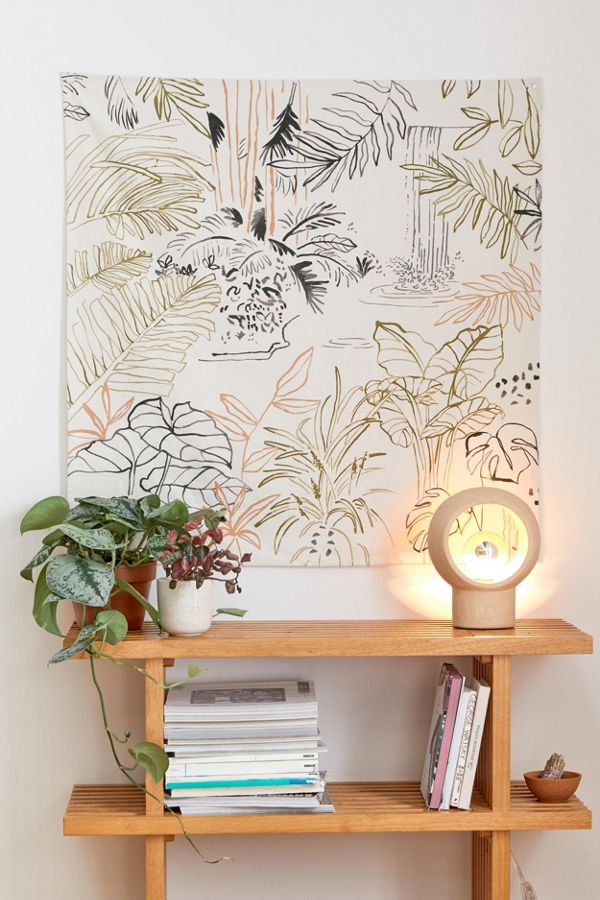 Line Drawing Landscape Tapestry | Urban Outfitters